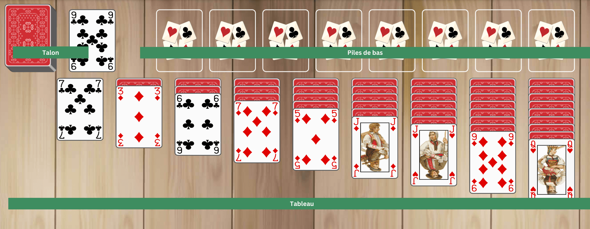 Double Solitaire 1 Carte Gratuit - Jouez en Ligne | JeuSol.fr
